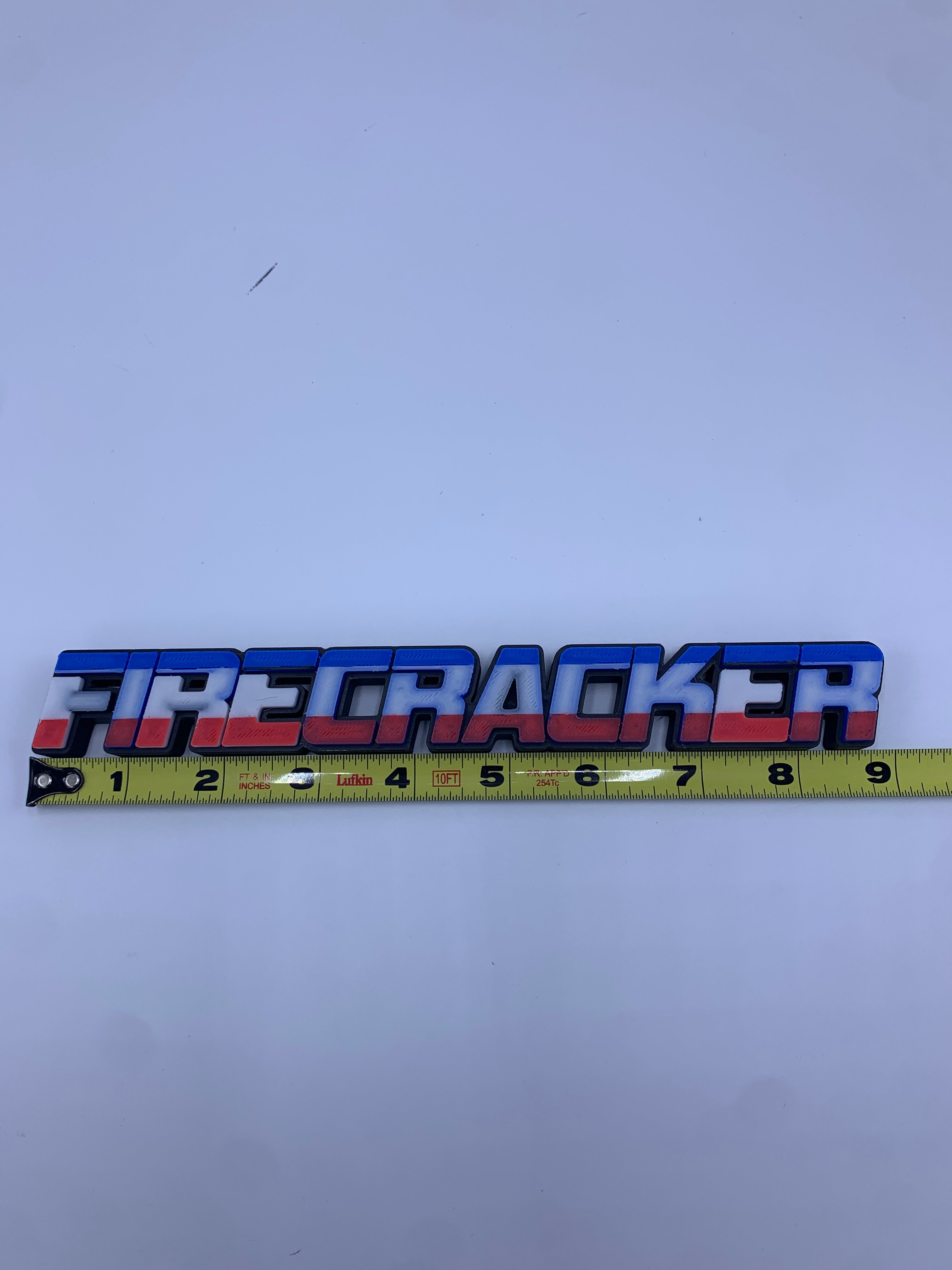 Firecracker sign – 3D Beowulf
